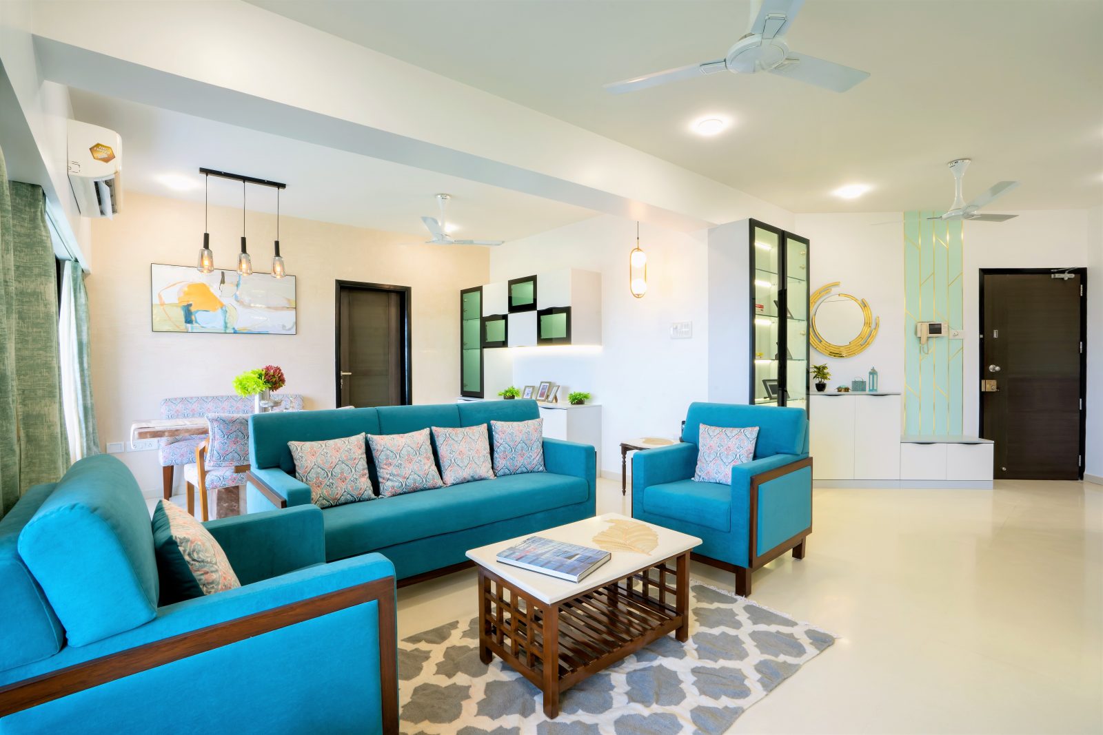 Latest Interior Designing for Drawing Room | Rennovate